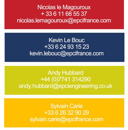Contact - Sales team - EPCI ENGINEERING UK